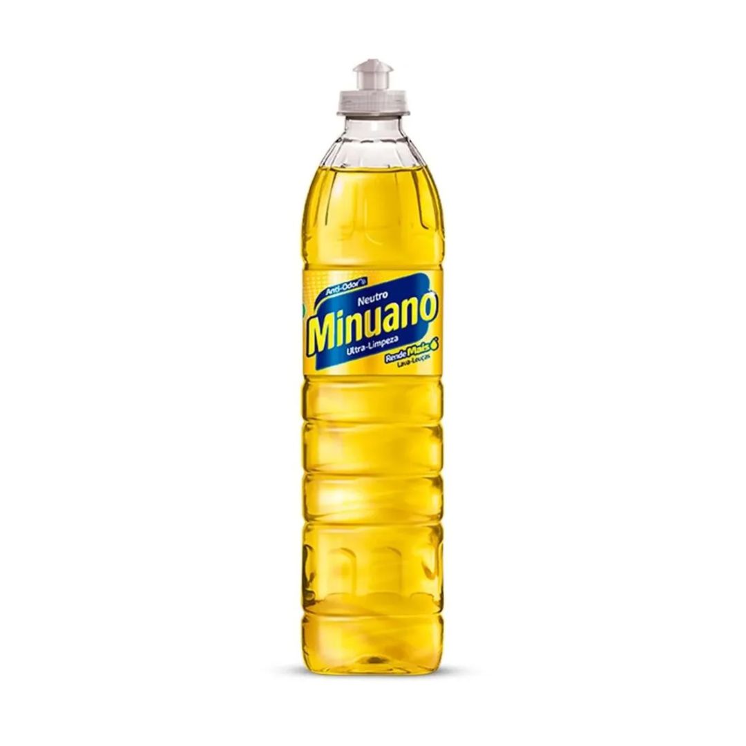 Detergente Lava Louças Minuano Clear 500ml - Vip Niners